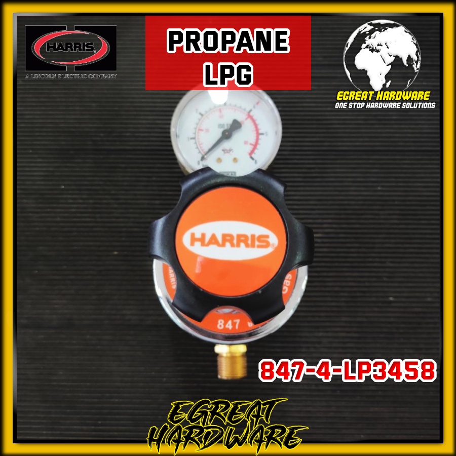Jual Regulator Propane HARRIS 847-4-LP 1 manometer 25 bar | Shopee ...