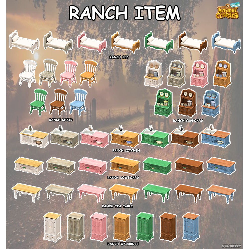 Jual RANCH ITEM SET BELLS DIY V2 ACNH Animal Crossing | Shopee Indonesia