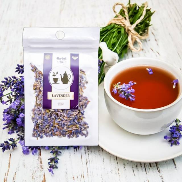 Jual Teh Bunga Lavender / Lavender Tea / Teh Herbal / Teh Seduh ...