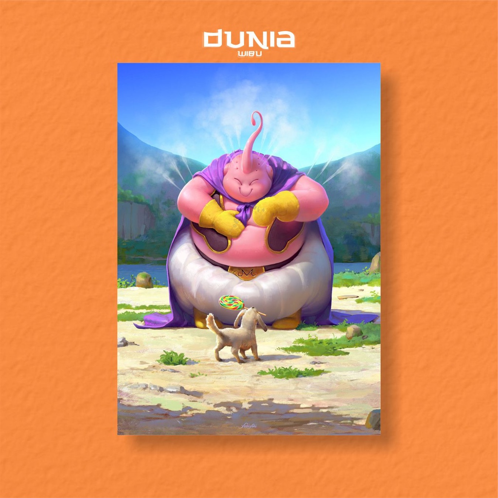 Jual Poster Majin Buu Dragon Ball - GAMBAR HD - UKURAN A3+/A4 - BAHAN ...