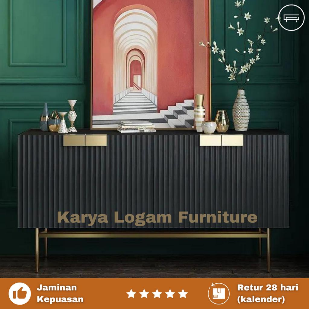 Jual Lemari buffet Minimalis - Buffet Kabinet Modern Kaki Stainless dan ...