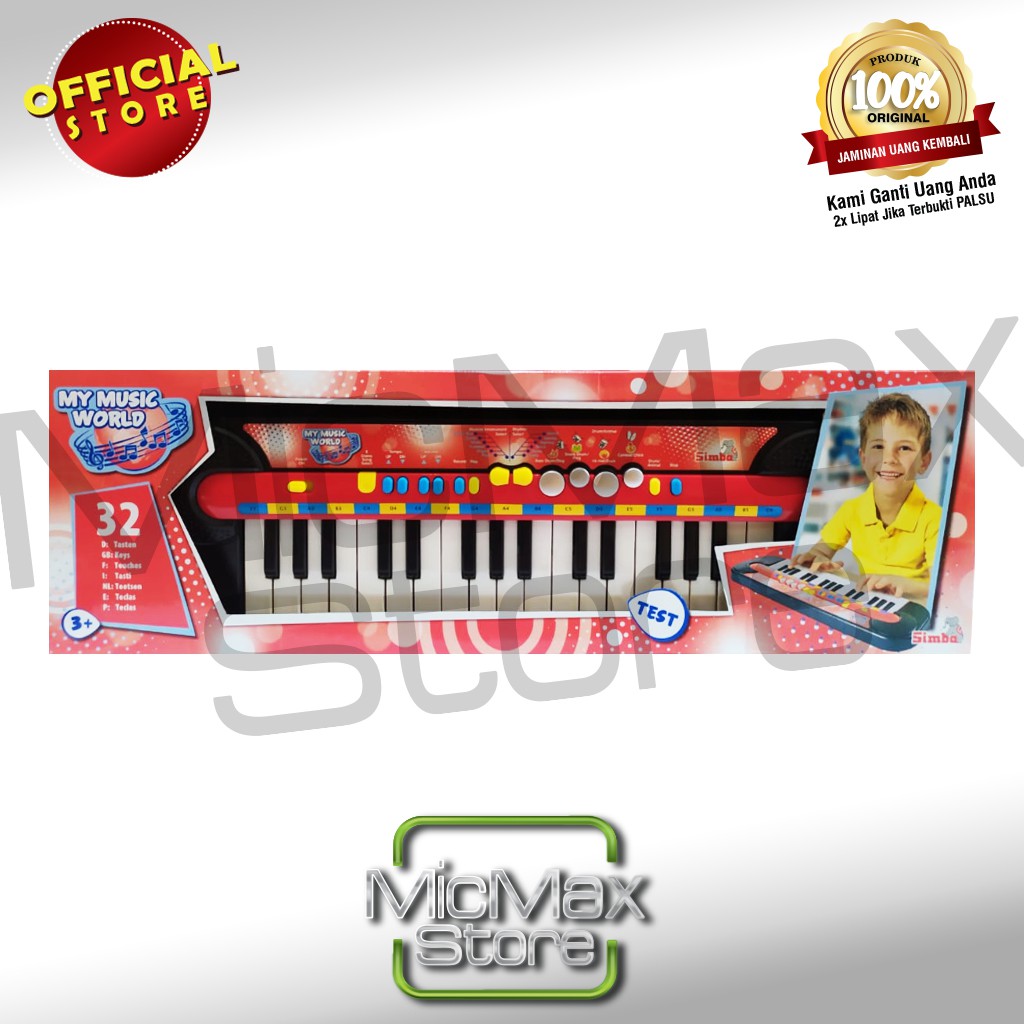 Jual Simba My Music World Keyboard Piano | Shopee Indonesia