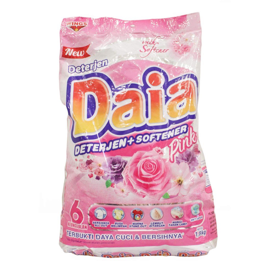 Jual Daia Powder Detergent / Deterjen Bubuk Softener 1.7 Kg | Shopee Indonesia