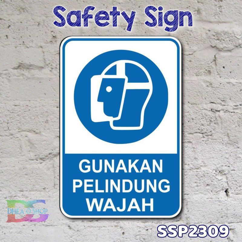 Jual Dheashop Safety Sign Label Rambu Petunjuk K3 EESH - Gunakan ...