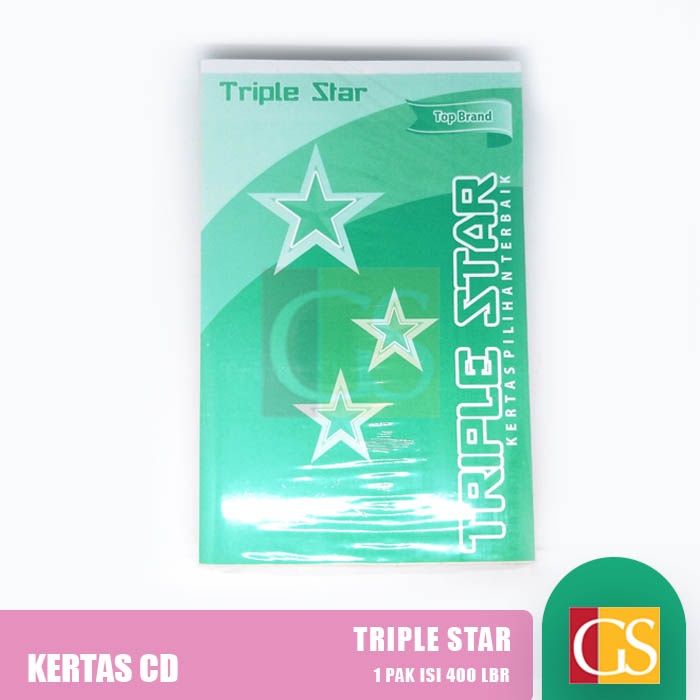 Jual Kertas CD Buram Triple Star F4 | Shopee Indonesia