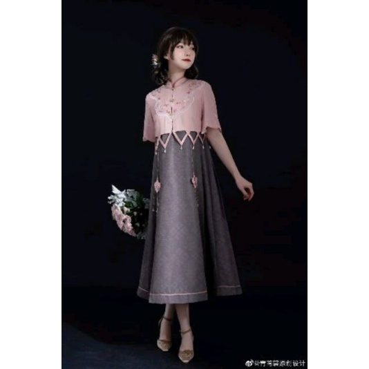 Jual Chinese style Hanfu cheongsam dresss hanghai | Shopee Indonesia