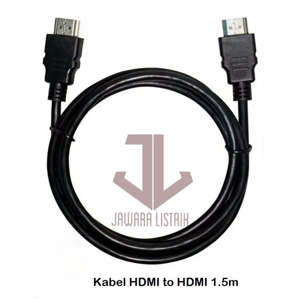 Jual KABEL HDMI TO HDMI 1 METER HITAM | Shopee Indonesia