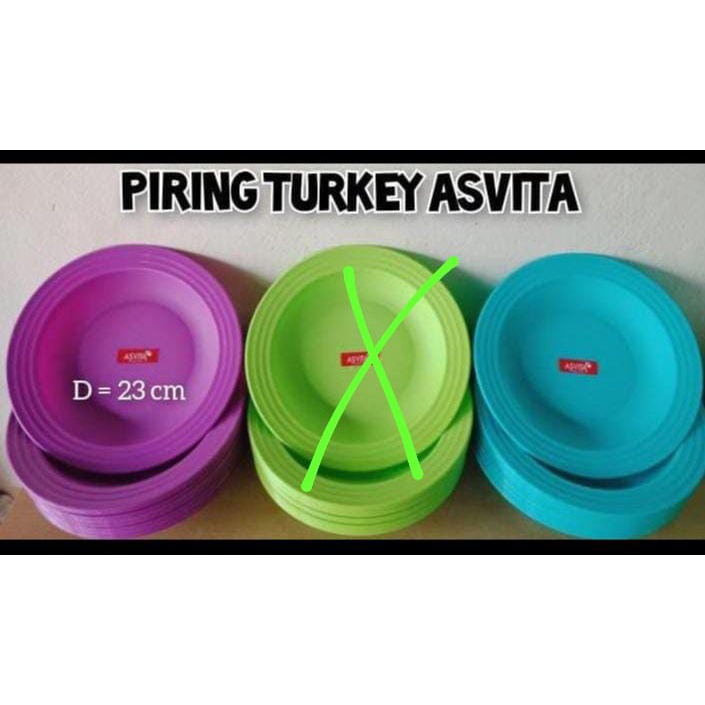Jual Piring Plastik Turkey Asvita (Turki) Harga Satuan (Pcs) | Shopee ...