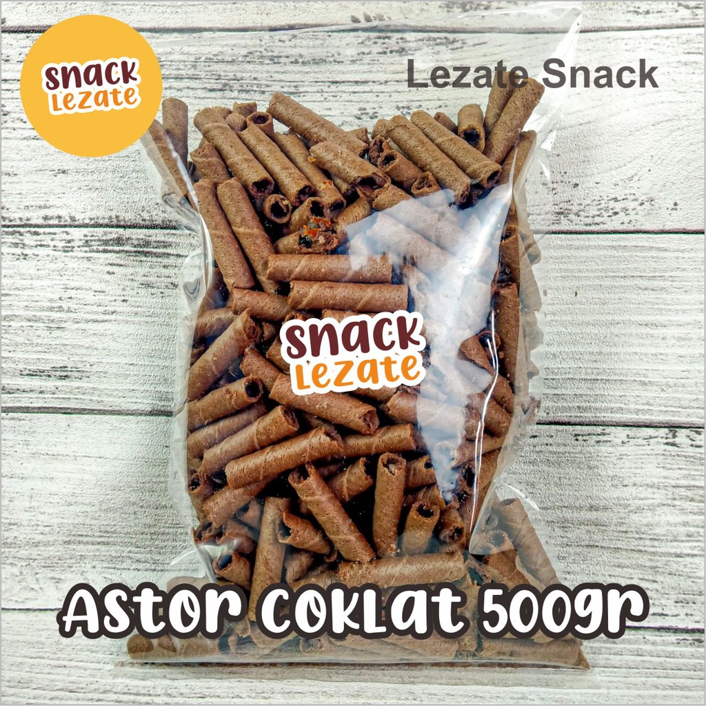 Jual Astor Mini Coklat 500gr / Wafer Roll Kiloan Astor Kiloan Barcelona ...