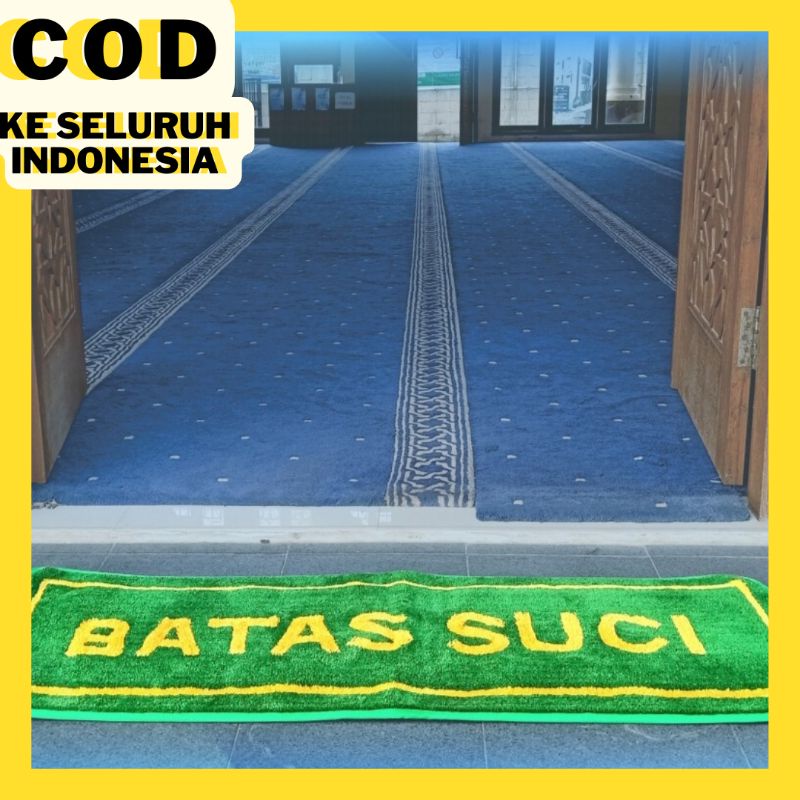 Jual BEST SELLER - KESET BATAS SUCI - ANTI SLIP - FREE CUSTOM TULISAN ...
