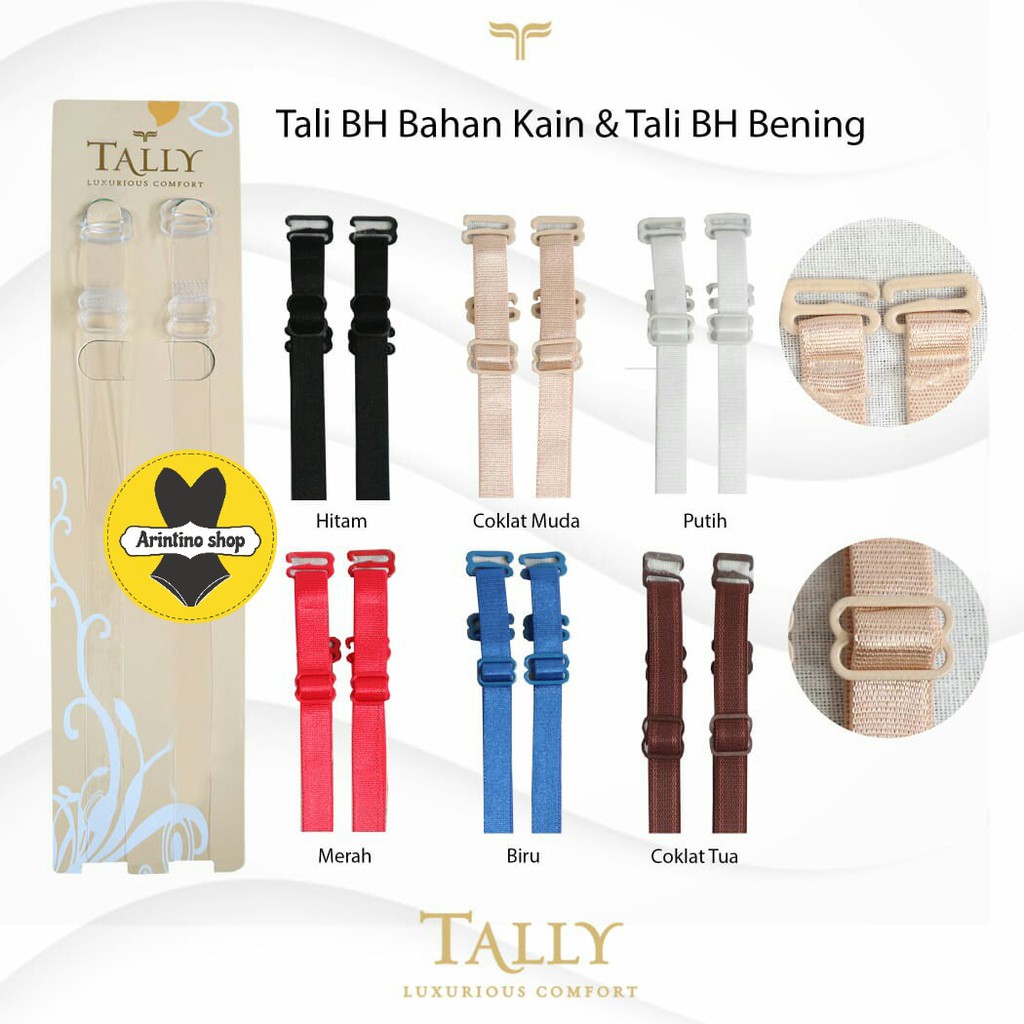 Jual (1pasang) Tali Bra Bh Tally WARNA | Tali Kecil Kain |tc2 | Shopee ...