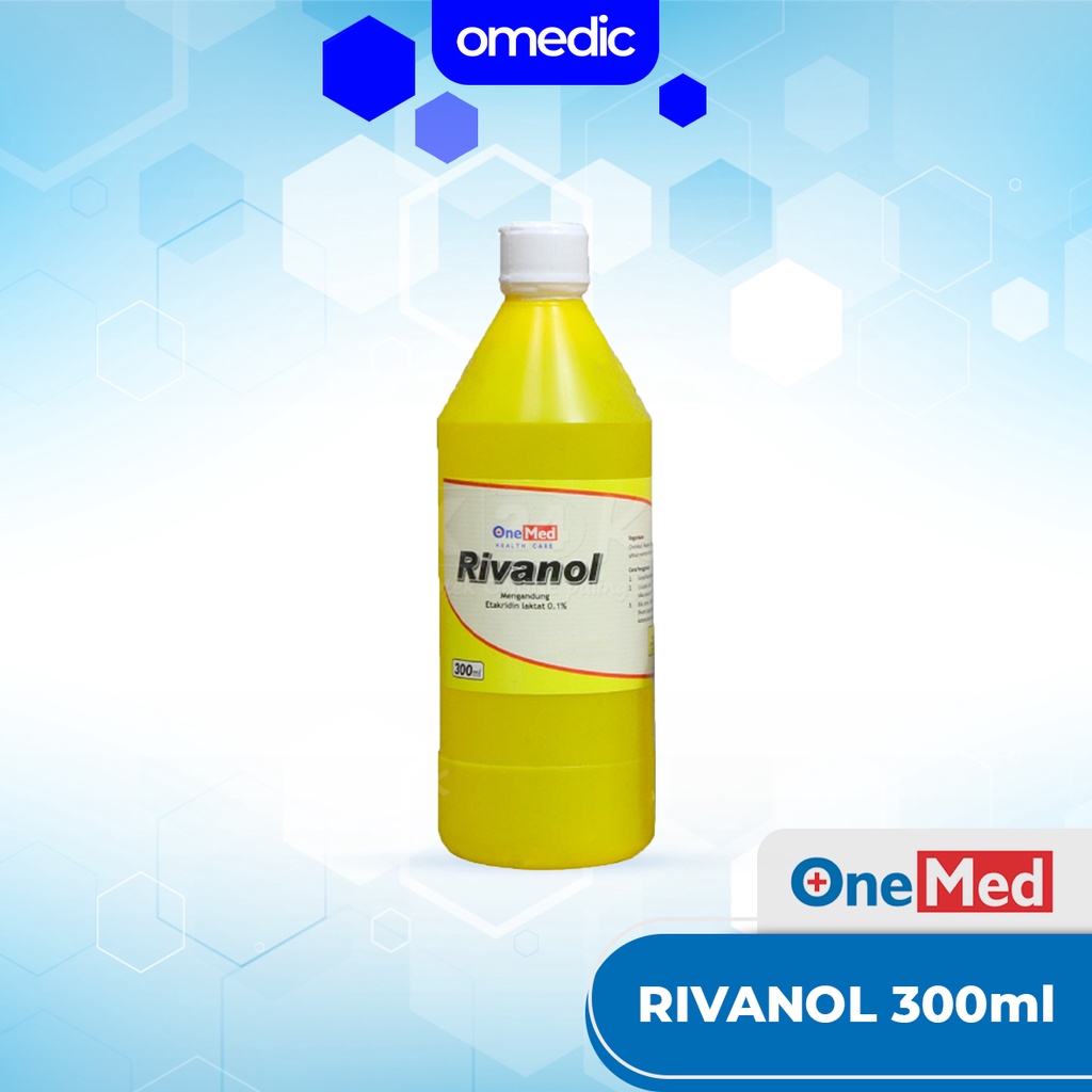Jual OneMed Rivanol Cairan Antiseptik Pembersih Luka Isi 300 ml | Shopee Indonesia