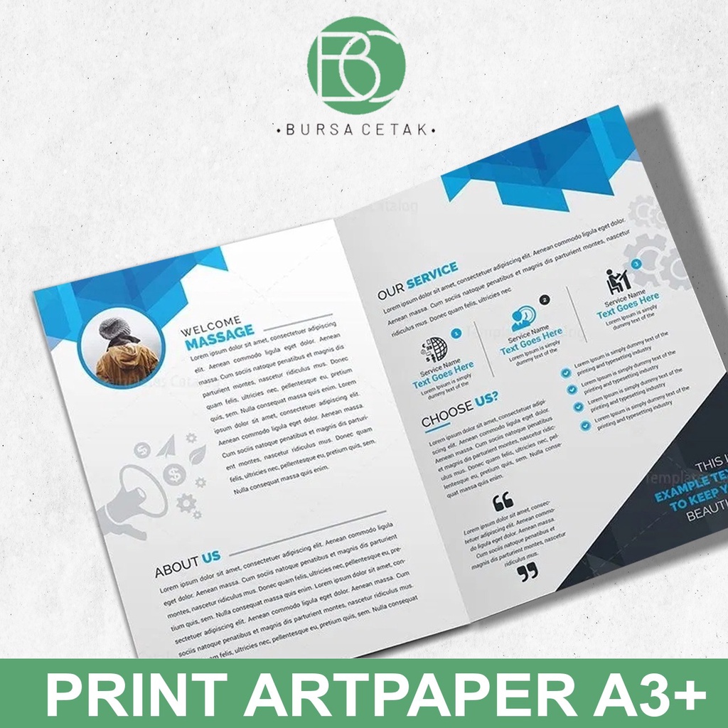 Jual BURSA CETAK - Print Kertas AP 150 Gsm / Art Carton 150 Gr Ukuran ...