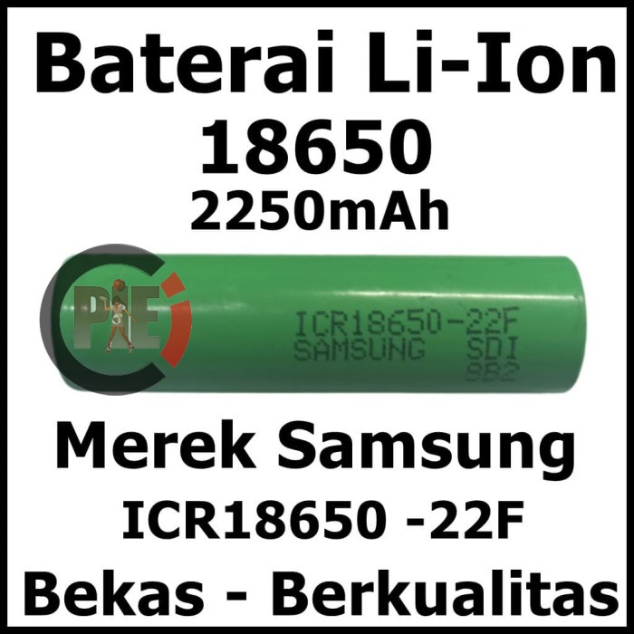 Jual Samsung ICR18650 22F Baterai 18650 Bekas Laptop | Shopee Indonesia