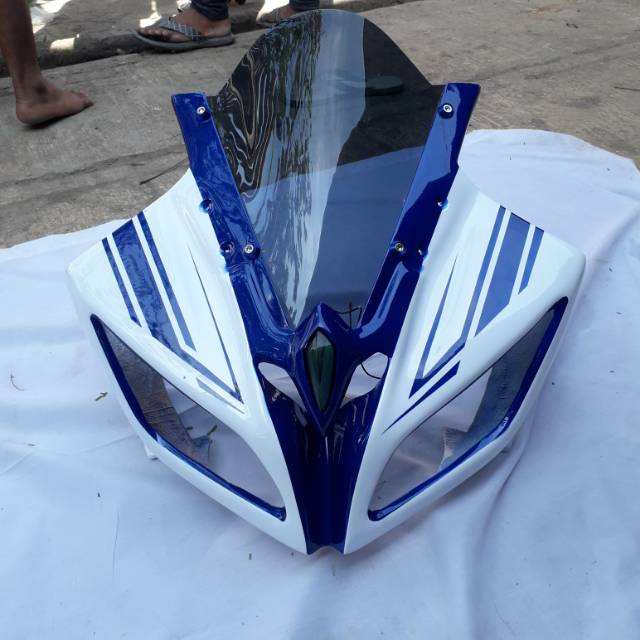 Jual cover headlamp model r6 buat yamaha r15 old pnp yamaha r15 v2 ...