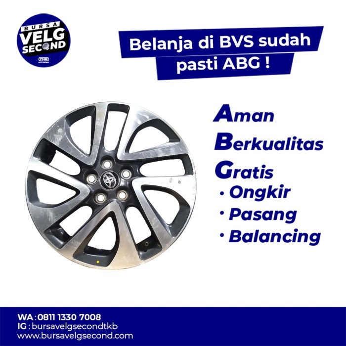 Jual Velg Bekas Murah mobil (SIENTA) (Ring 16 Lebar 6 ET 45) Altis Cienta celica | Shopee Indonesia