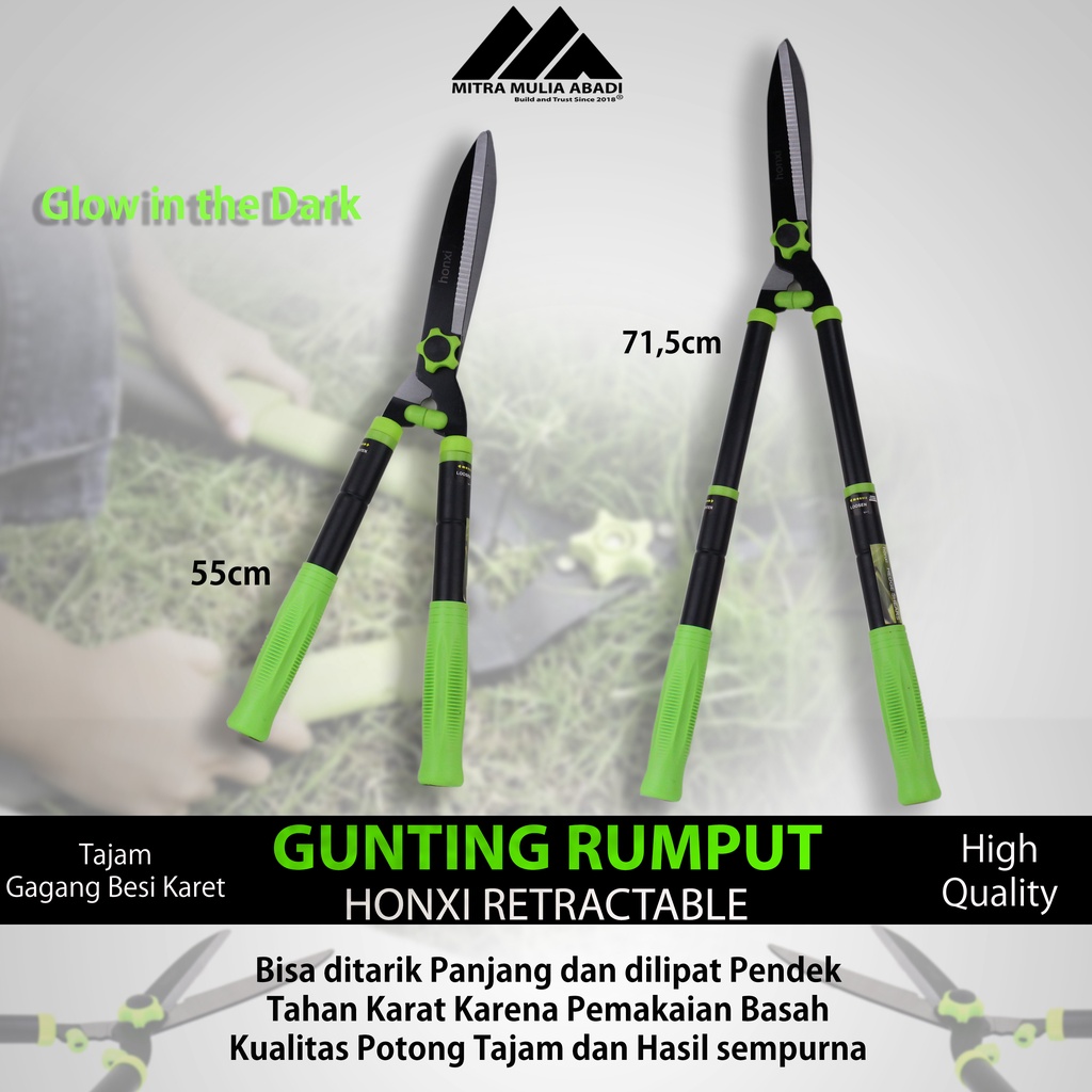Jual HONXI Gunting Rumput Besar - Gunting Pagar Tanaman Bunga Daun ...