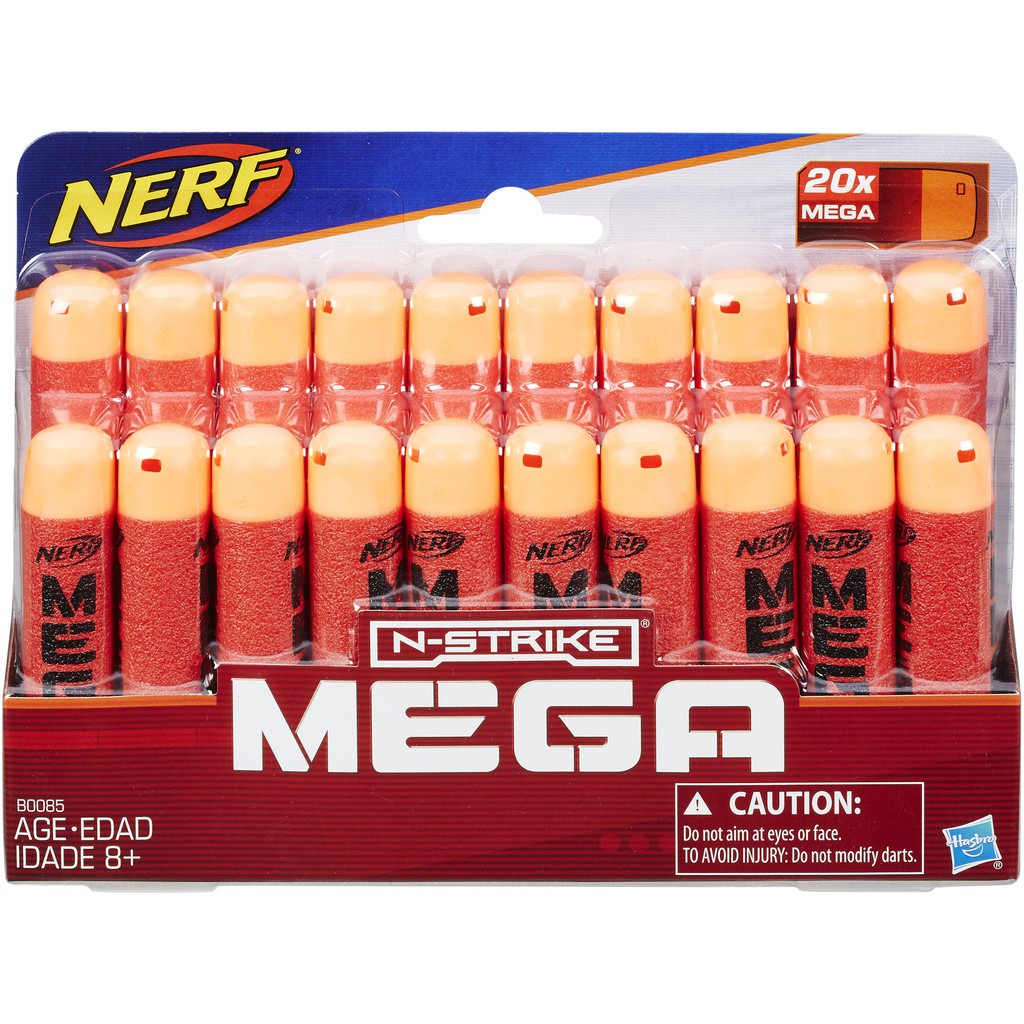 Jual Nerf N-Strike Elite Mega Dart 20 Refill Pack Peluru | Shopee Indonesia