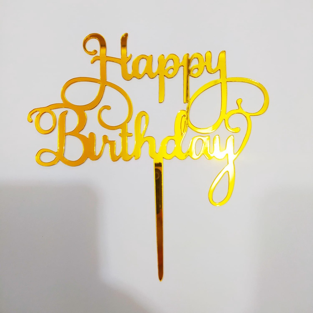 Jual Topper Kue / Buket Bunga Happy Birthday & Happy Anniversary Bahan ...