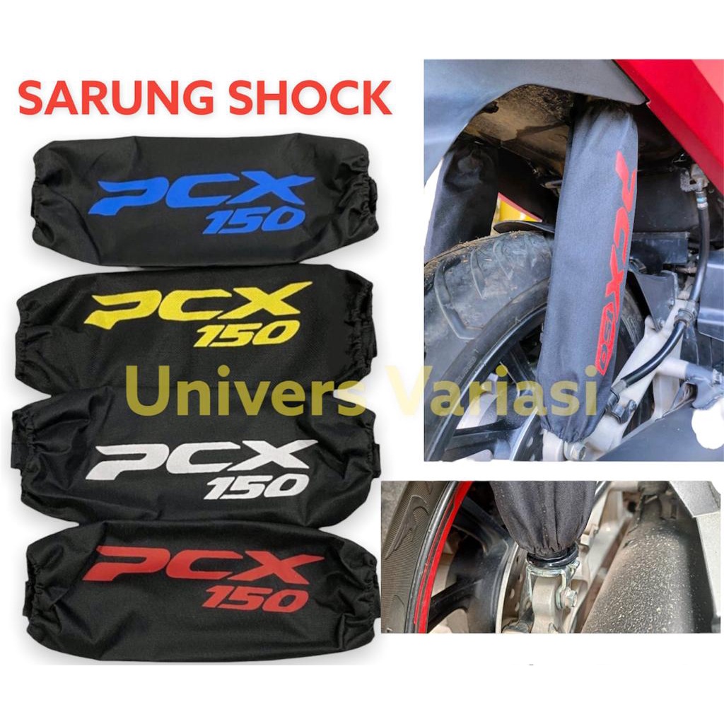 Jual COVER SHOCKBREAKERS PCX 150 LOKAL JUMBO 33CM AKSESORIS SARUNG SHOK ...