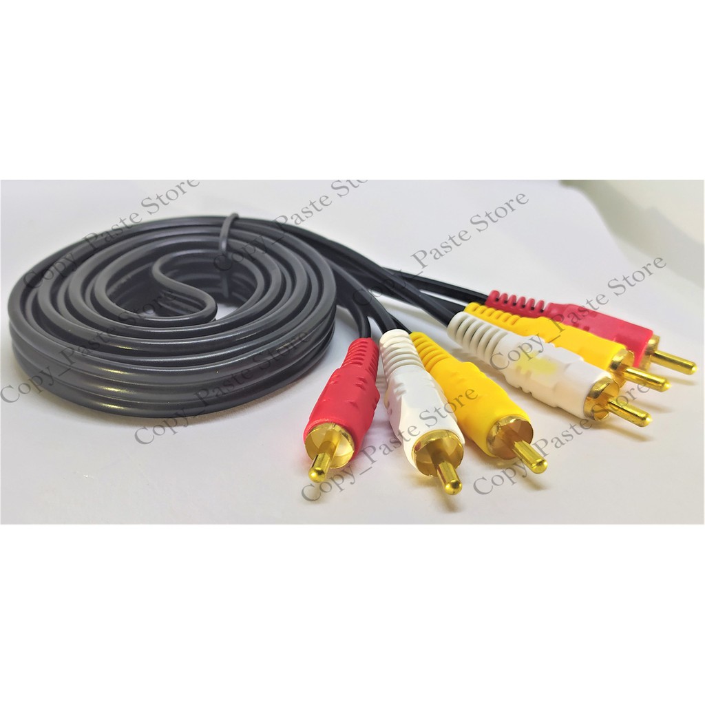 Jual KABEL RCA AV COMPOSITE 3-3 STANDAR | Shopee Indonesia