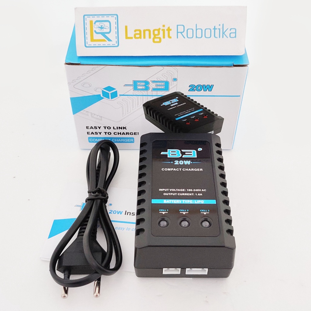 Jual Charger Lipo IMAX B3 Pro 20W B3AC 2s 3s Battery Balance B3 AC 20 WATT | Shopee Indonesia