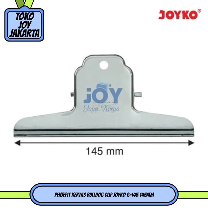 Jual Penjepit Kertas Bulldog Clip Joyko 6-145 145mm | Shopee Indonesia