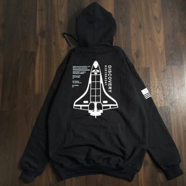 Jual H&M NASA AEROSPACE APOLLO 11 HOODIE NASA MIRROR ORIGINAL LISA ...