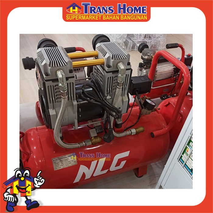 Jual Nlg Oc 2050 2 Hp Kompresor Udara Air Compressor Oiless, 50l | Shopee Indonesia