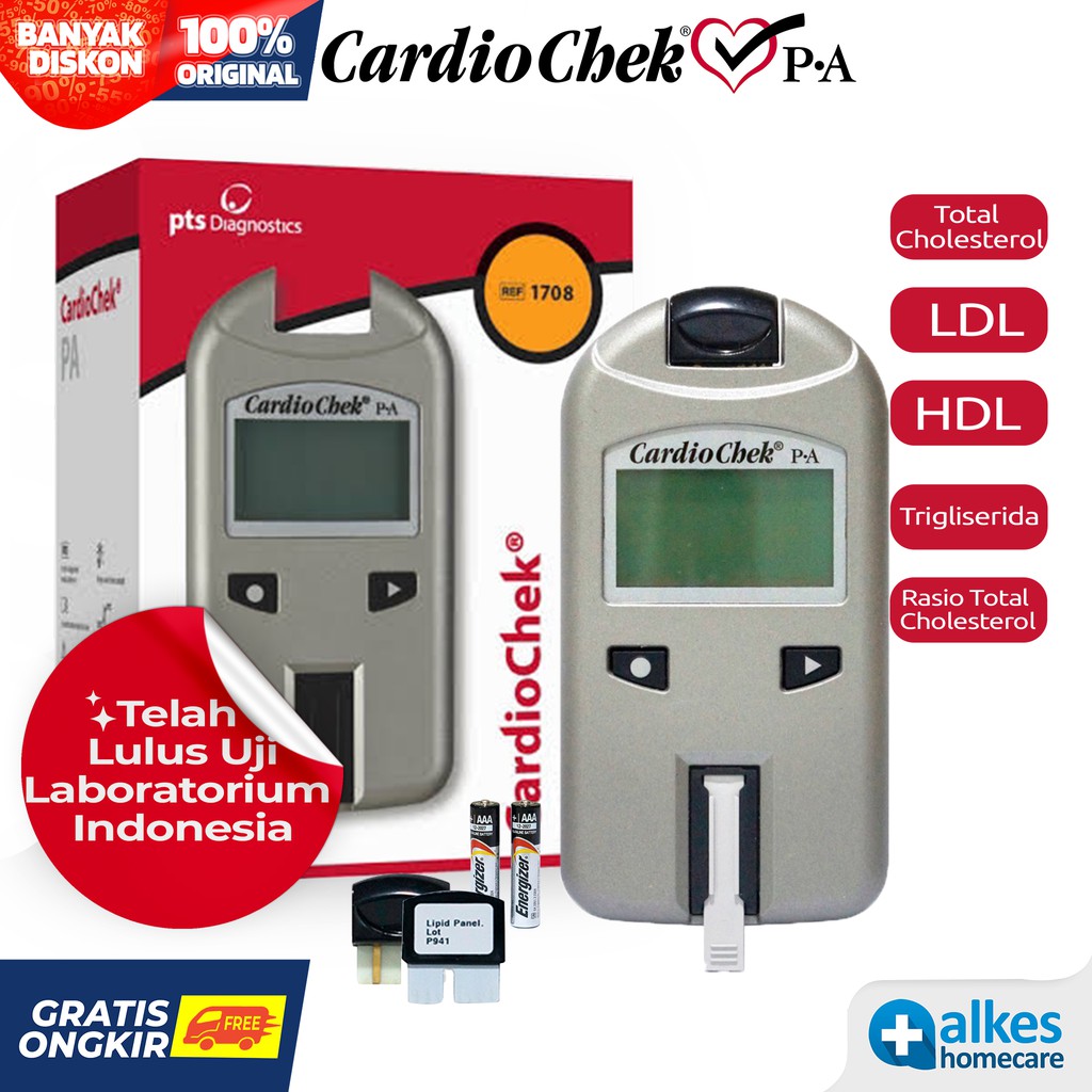 Jual Cek Kolesterol Lengkap (LIPID) - CardioCheck PA Analyzer (ALAT ...