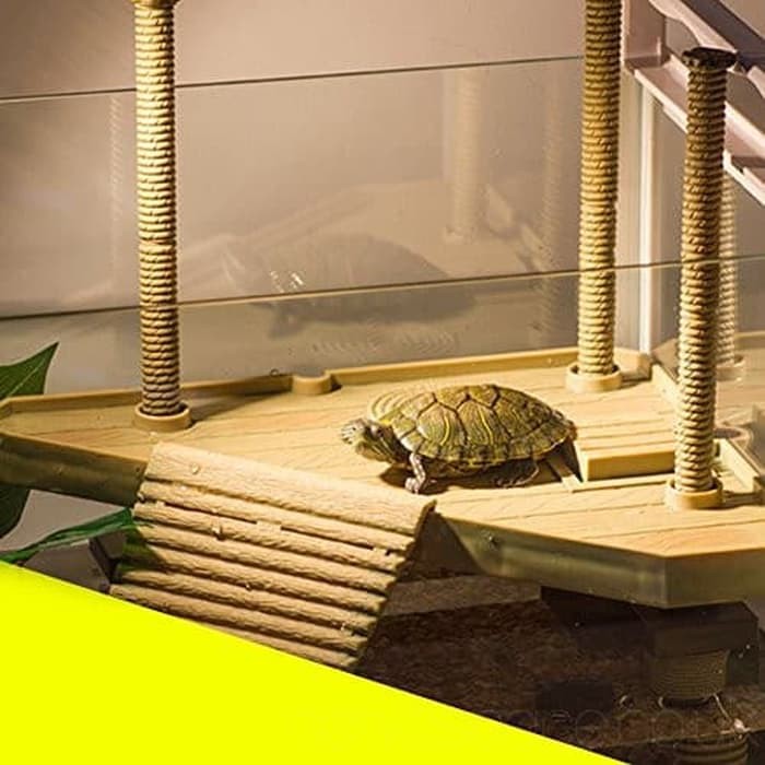 Jual Basking Platform Turtle Pier S 21x18x14cm Tempat Jemur Kura Brazil ...