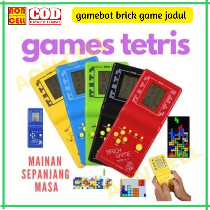Jual Gamebot Tetris Brick Game 9999 in 1 Gimbot Gameboy Gembot Mainan ...