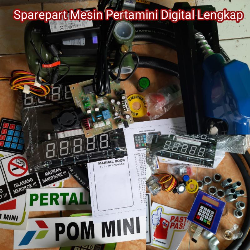 Jual Komponen Alat Pom Mini Lengkap Pertamini Siap Rakit | Shopee Indonesia