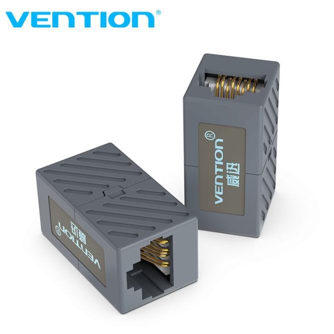 Jual Vention RJ45 Barrel Connector LAN Cat6 Female to Female Konektor ...