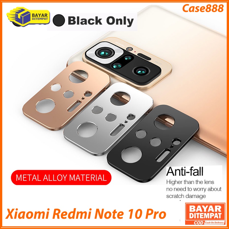 Jual Pelindung Kamera Frame Metal Xiaomi Redmi Note 10 Pro Tempered ...