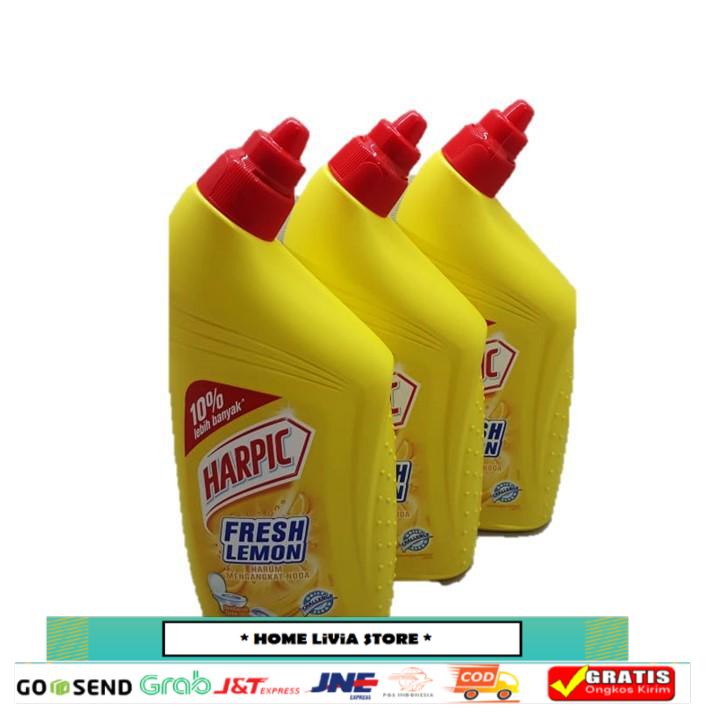 Jual Harpic Fresh Lemon 3 x 495 mL | Shopee Indonesia