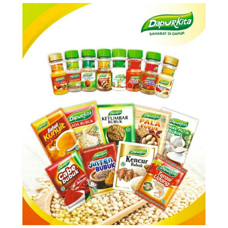 Jual (Dapur kita) Bumbu Instan Rempah-Rempah Kemasan Sachet | Shopee ...
