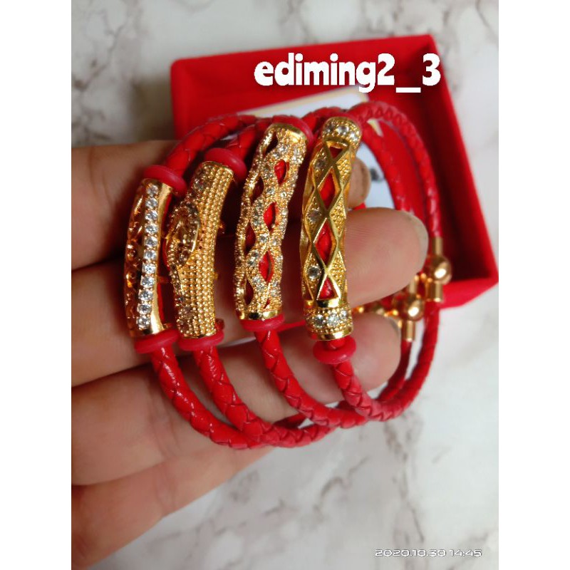 Jual GELANG TALI MERAH CANTIK MAGNET (komplit ada box) | Shopee Indonesia