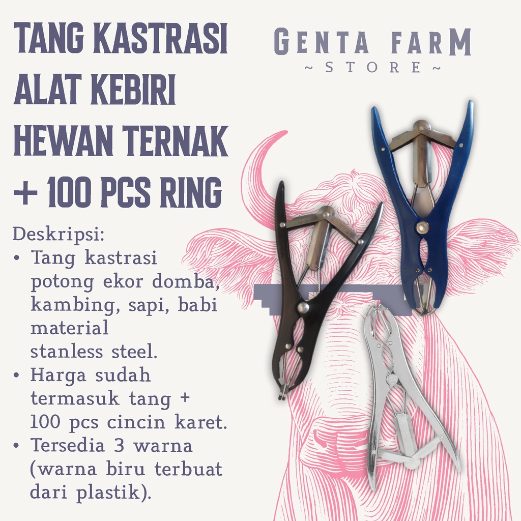 Jual Tang Kastrasi Tang Alat Kebiri Sapi Kambing Domba Babi | Shopee ...