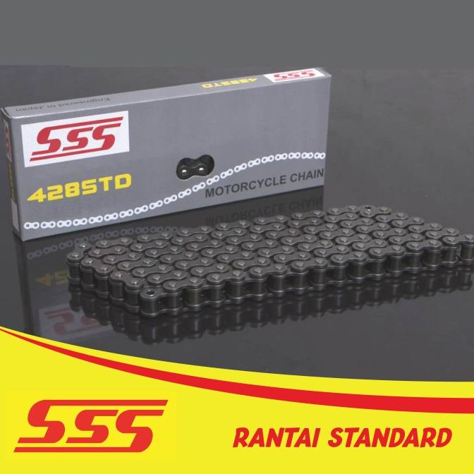 Jual Rantai Motor SSS 420 428 Standar | Shopee Indonesia