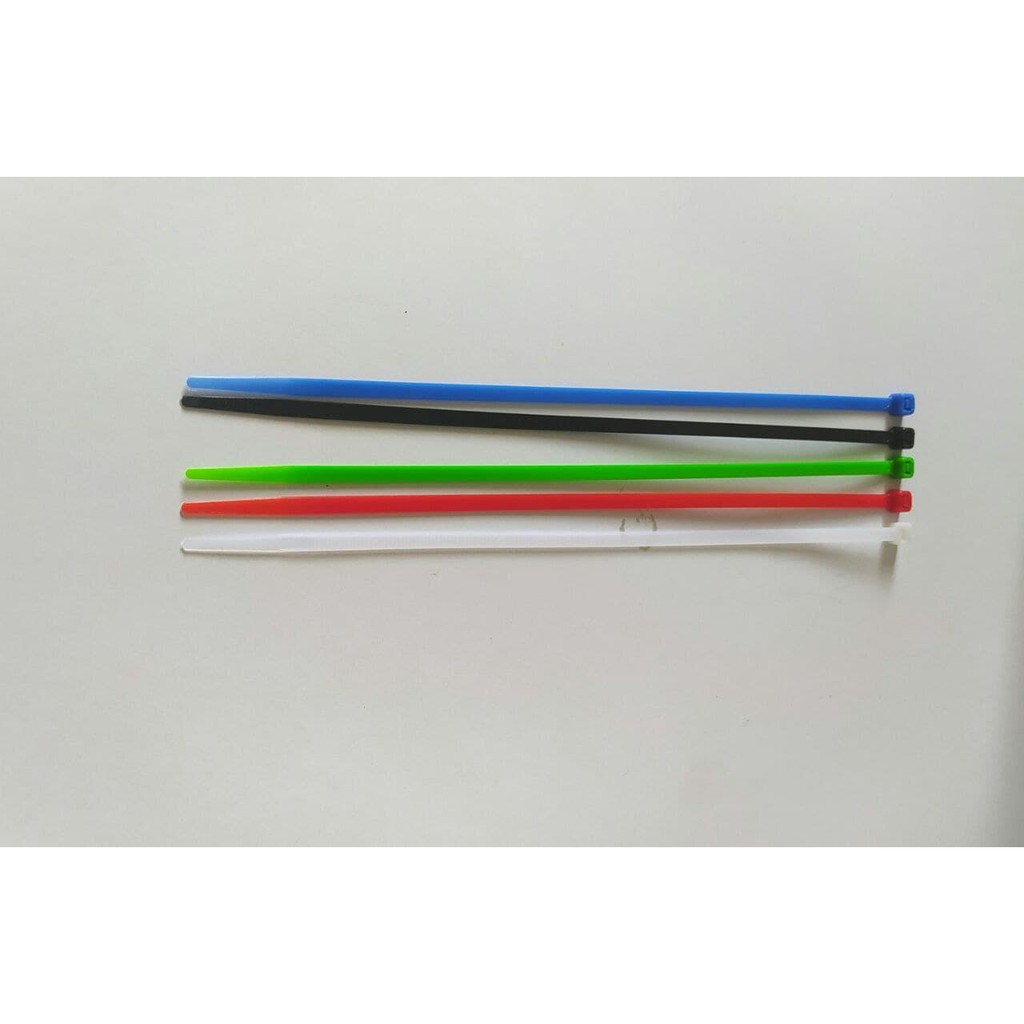 Jual Warna Biru 10pcs Cable Ties Kabel Ties Tali Kabel 35cm 350mm 35 cm ...