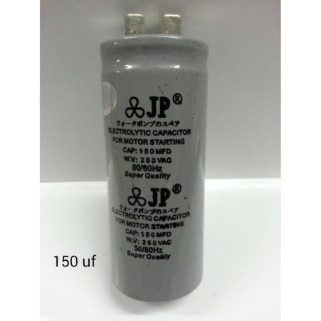 Jual JP 150 uf - 250V Kapasitor Starting (Capacitor) | Shopee Indonesia