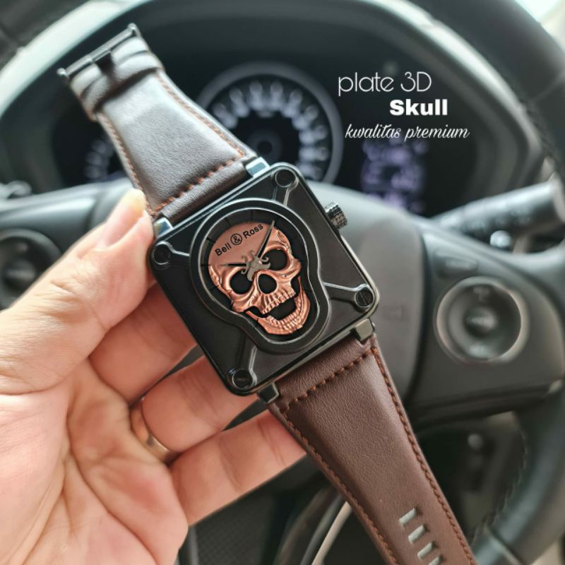 Jual BELL & ROSS Jam Tangan Pria Analog Leather Strap 45mm | Shopee ...