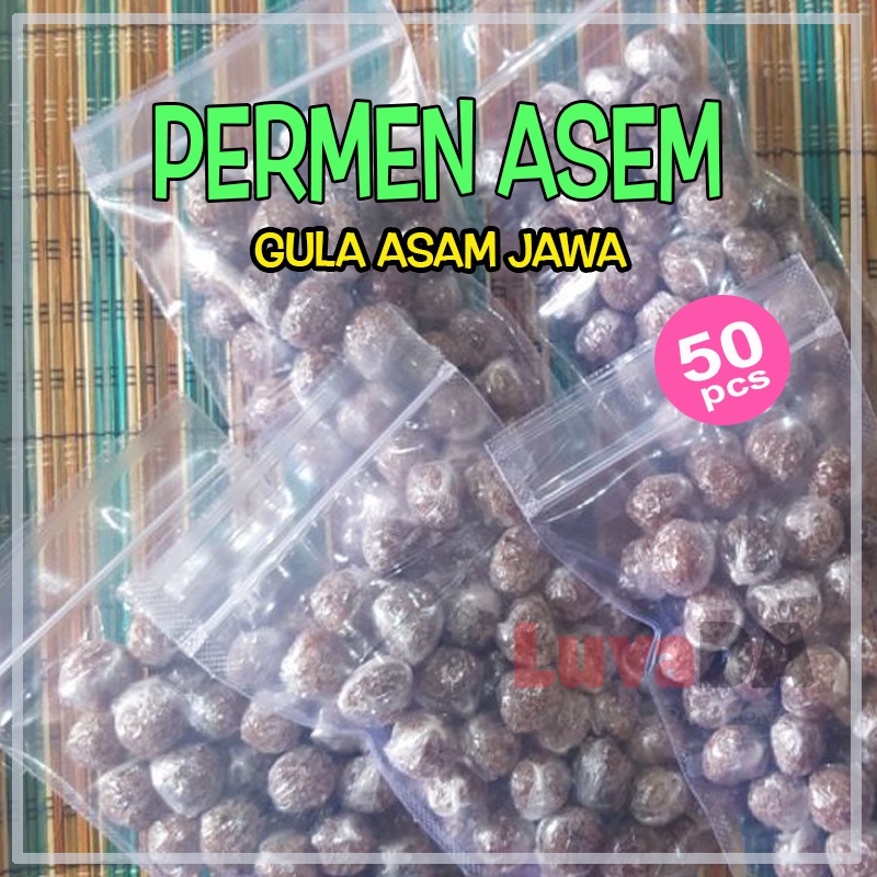 Jual Permen ASEM JAWA (Gula Asem) isi 50bj permen enak tanpa pemanis ...