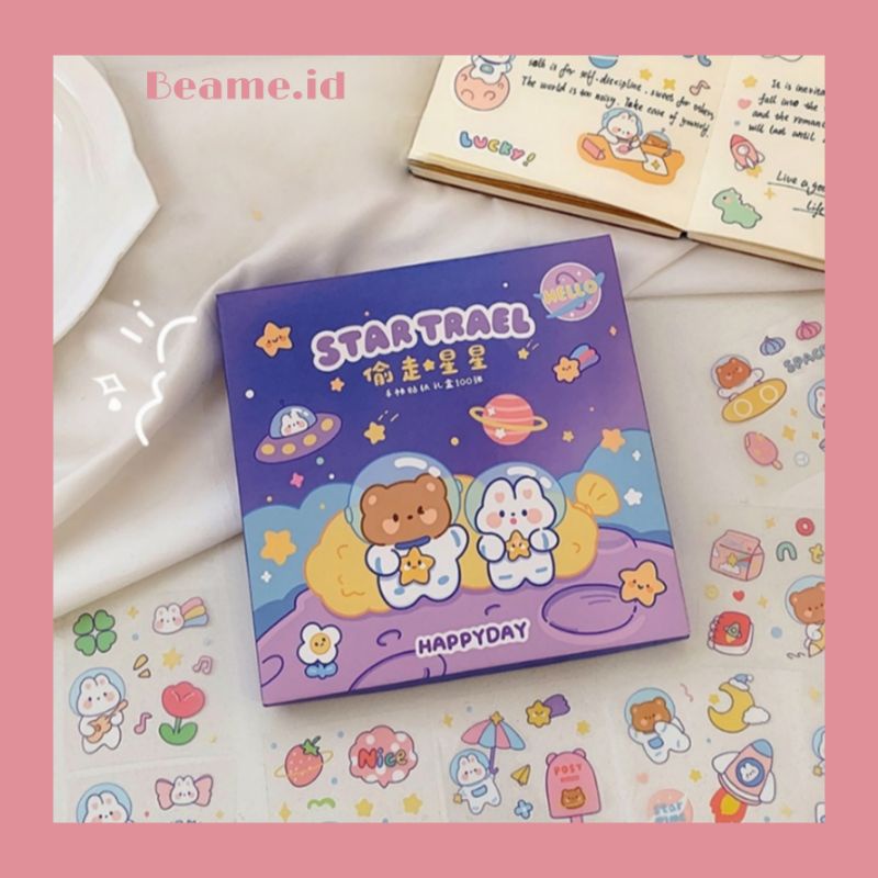 Jual Stiker Perjalanan Luar Angkasa Kartun | Shopee Indonesia