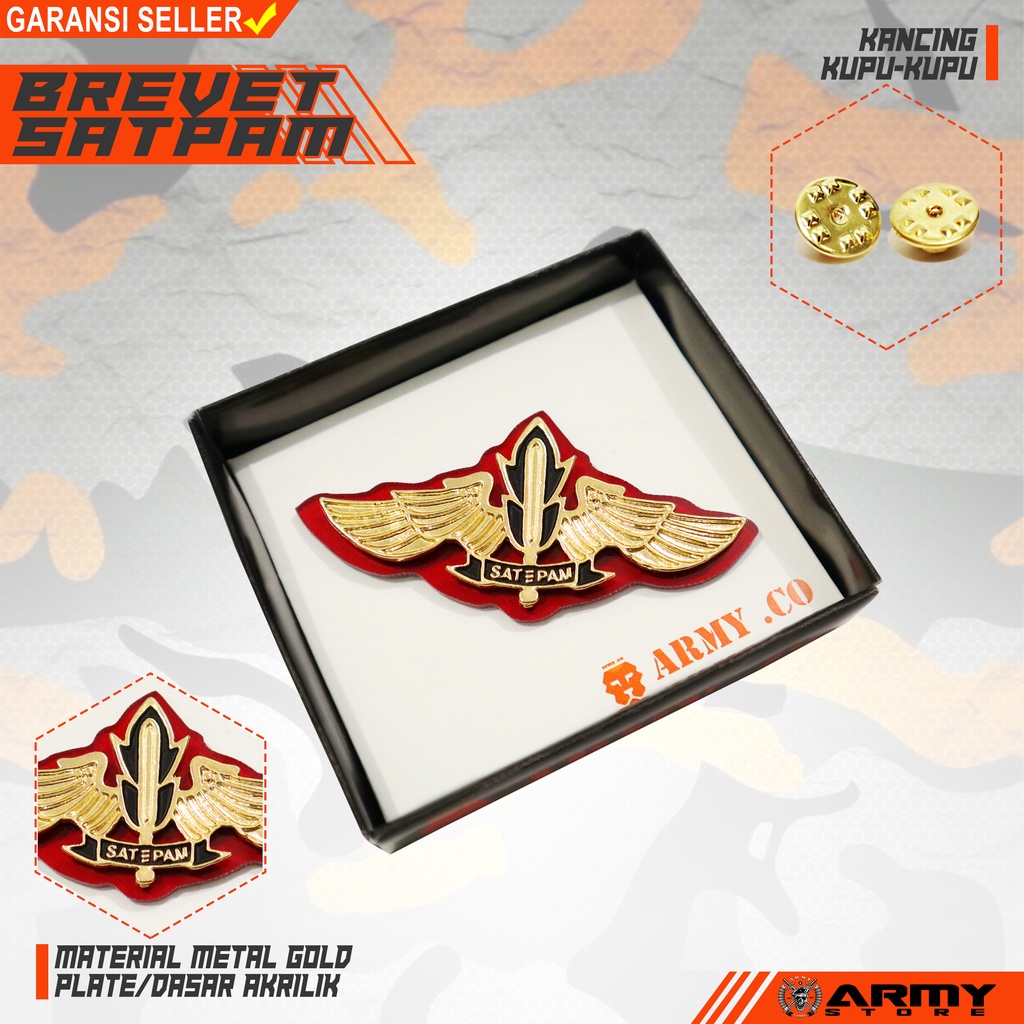Jual Brevet wing satpam | Shopee Indonesia