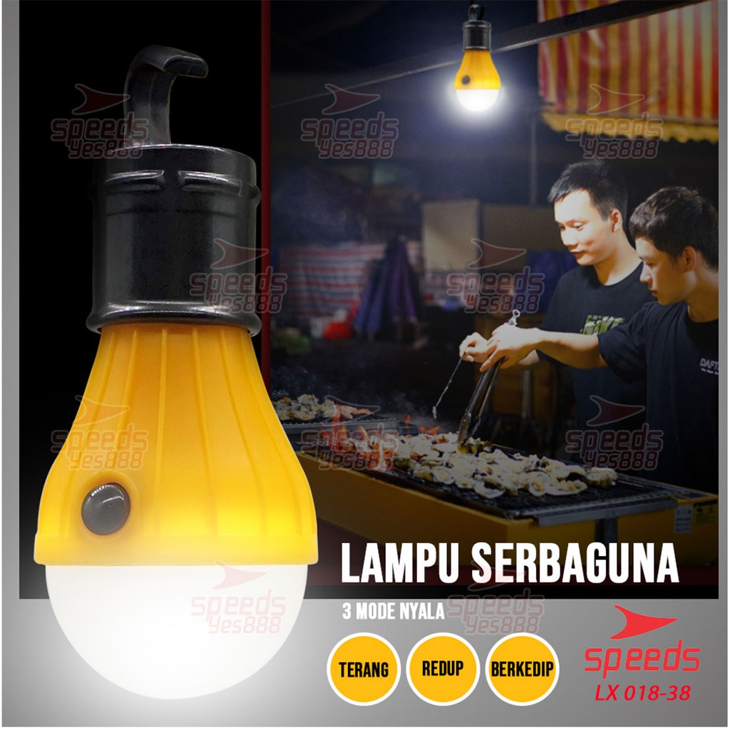 Jual SPEEDS Lampu LED Lampu Emergency Cas Bohlam Multifungsi Lampu ...