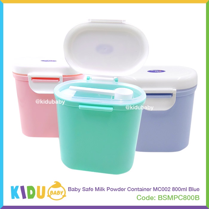 Jual Baby Safe Tempat Susu Bayi Milk Powder Container MC002 800ml Kidu ...
