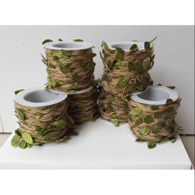 Jual Pita tali goni daun hijau panjang 3 meter | Shopee Indonesia