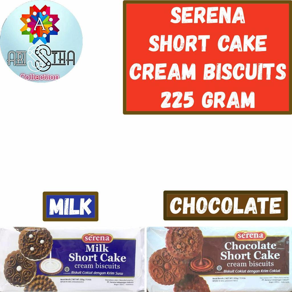 Jual Serena ShortCake Cream Biscuits 225 Gram MILK - Chocolate | Shopee ...